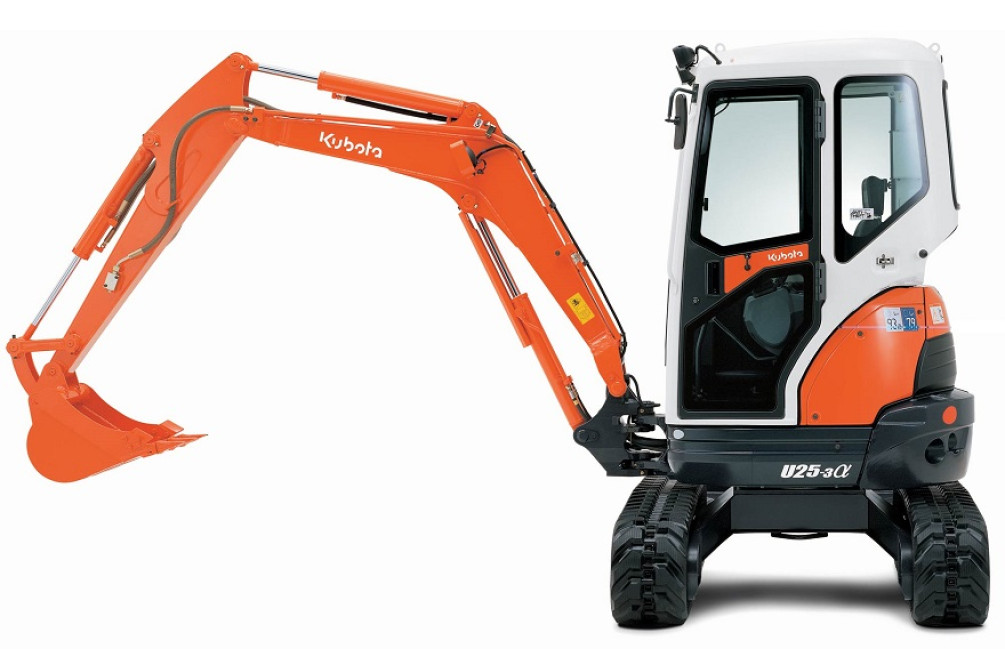 Взять в прокат Мини-экскаватор Kubota U25-3a по выгодной цене